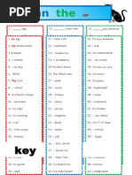 Stop the Bus Category List | PDF | Adjective | Noun