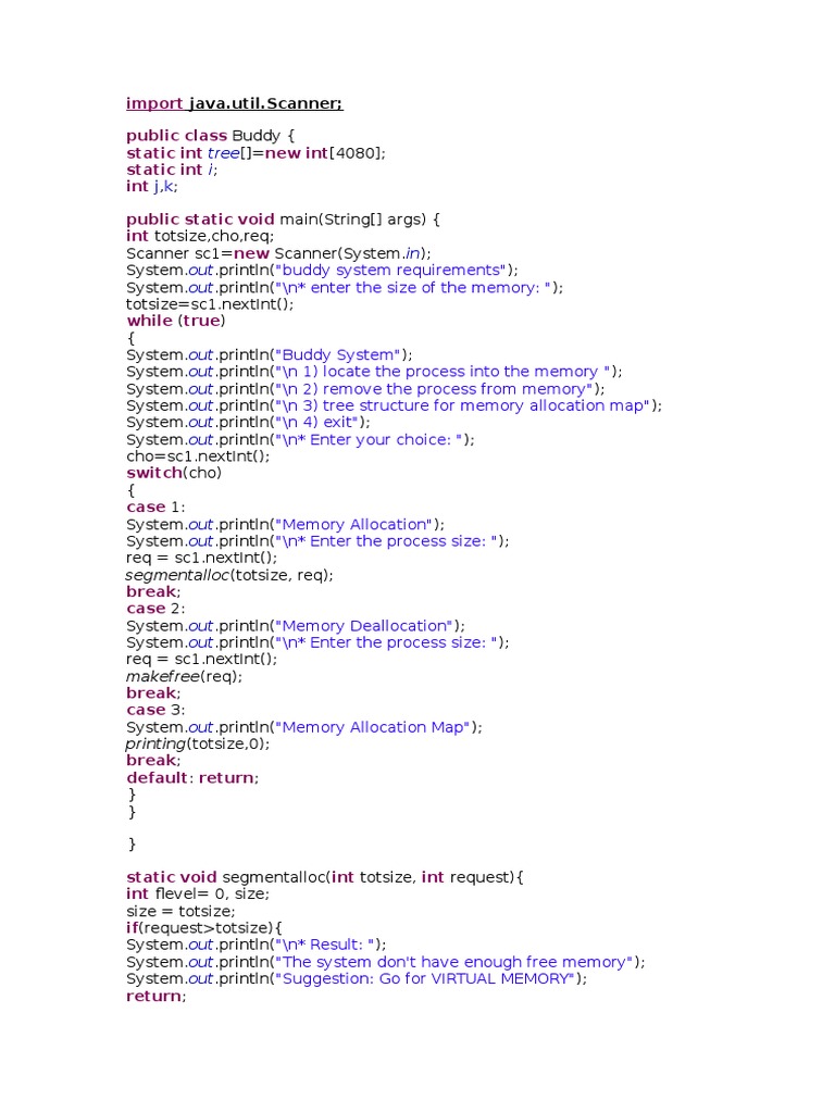 Aos Buddy | PDF | Java (Programming Language) | Operating System Technology