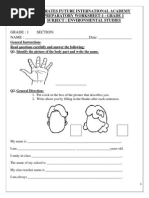 Evs Worksheet Lesson - 5 | PDF
