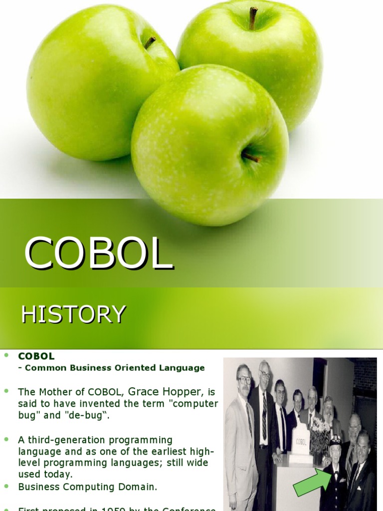 COBOL Powerpoint Presentation | PDF | Computer Programming | Software ...