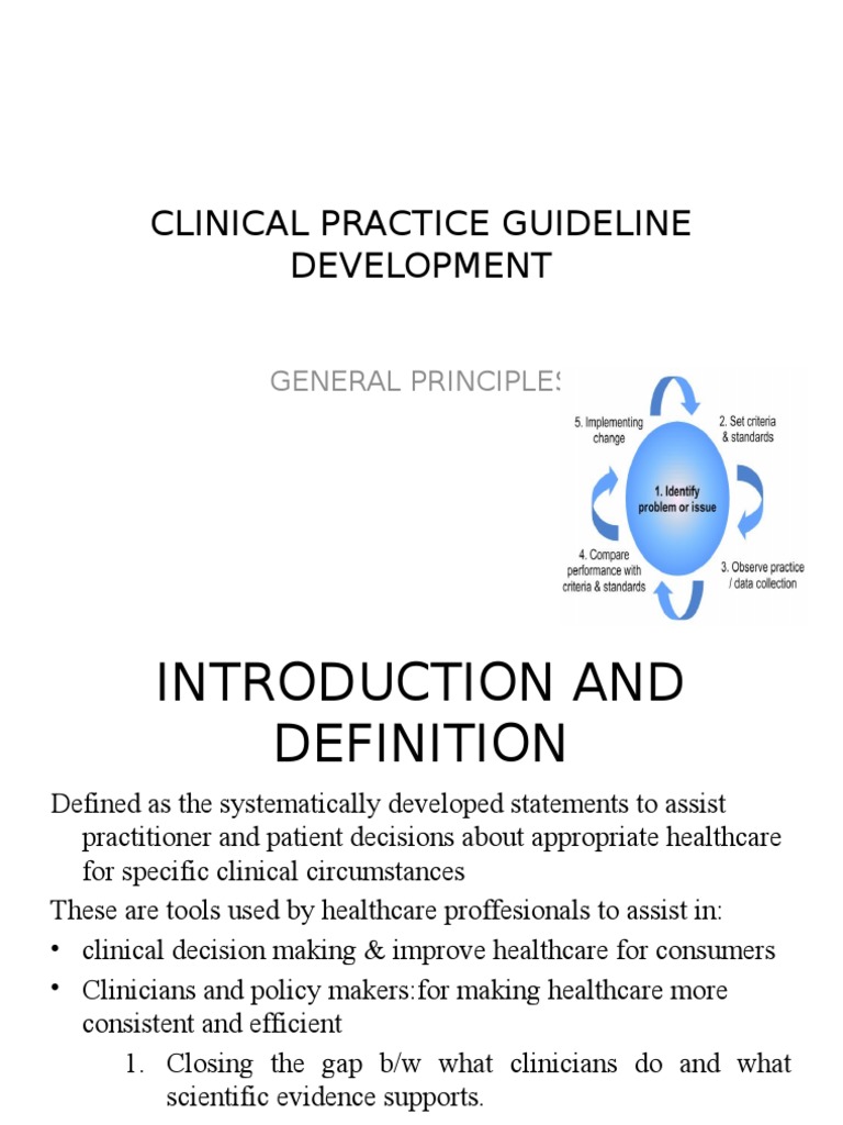 Clinical Practice Guideline | PDF | Evidence Based Medicine ...