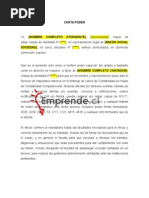 Carta - Poder Inces | PDF | Documento de identidad | Gobierno