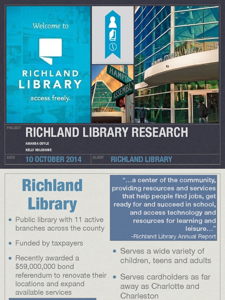 Richland Library Research | PDF | Libraries | Social Media