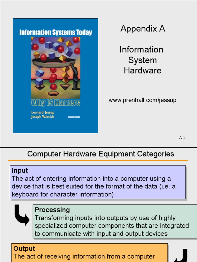 Appendix A Information System Hardware | Download Free PDF | Computer ...