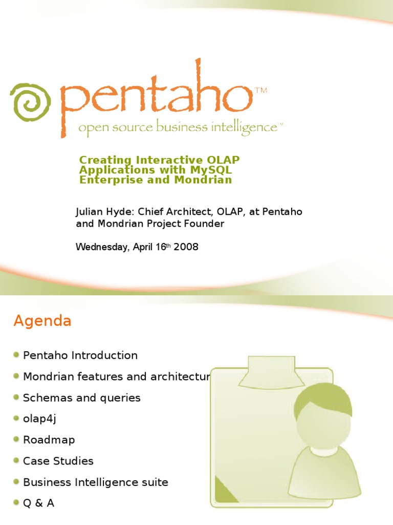 Creating Interactive OLAP Applications With MySQL Enterprise and ...