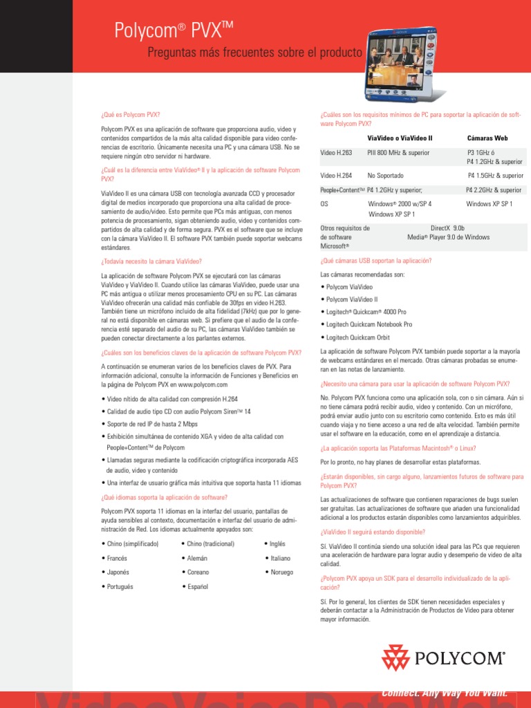 Utilización de Polycom PVX | PDF | Microsoft Windows | Ventana (informática)