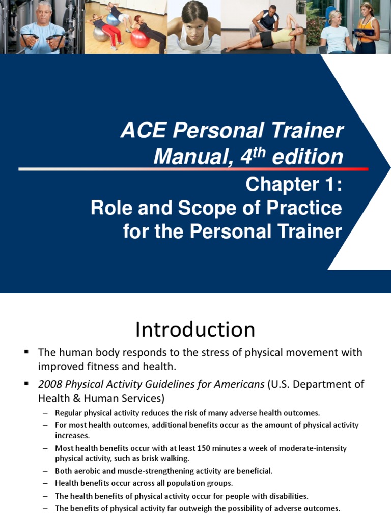 ACE Personal Training Manual 4th Edition | PDF | Personal Trainer ...