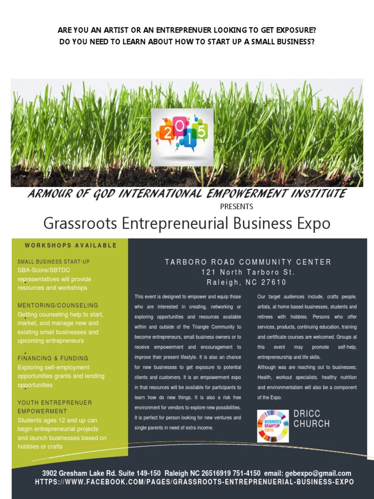 Grassroots Business Expo Raleigh NC | PDF