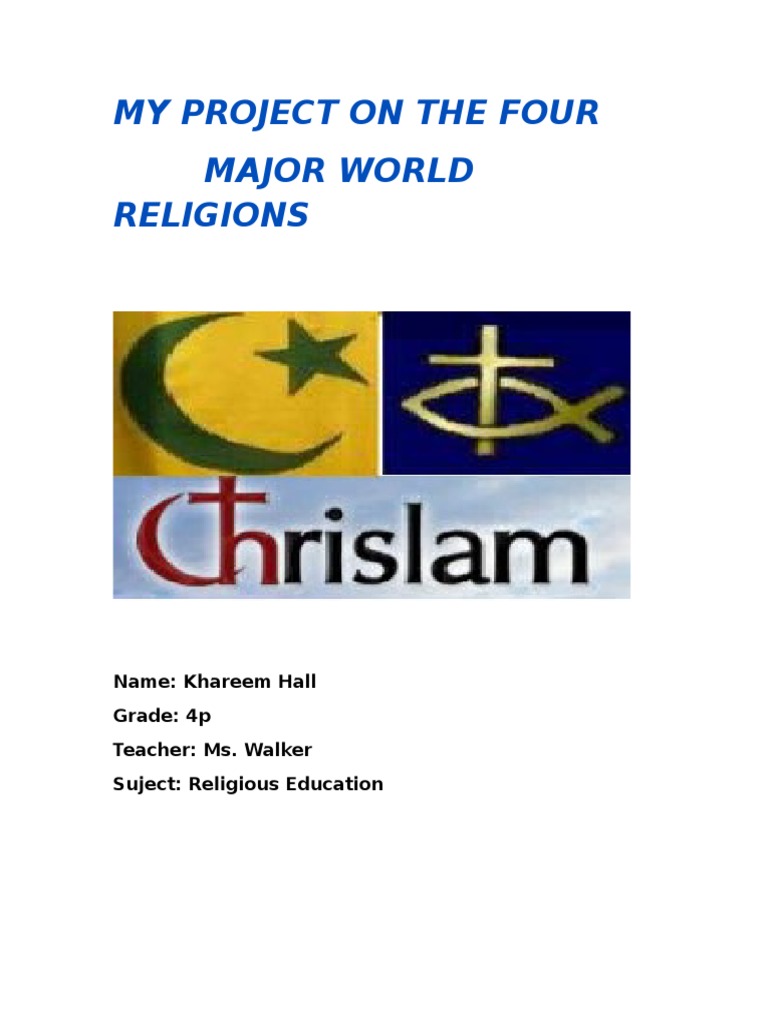 My Project On The Four Major World Religions | PDF | Revelation ...