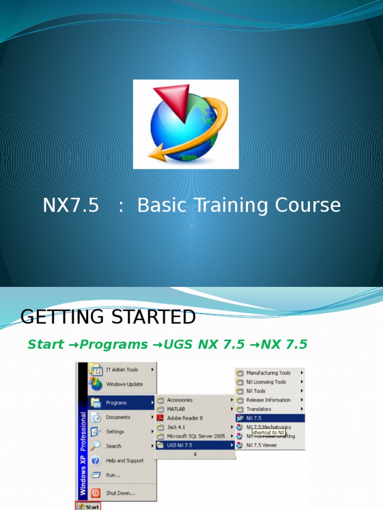 NX 7.5 Basic Modeling Techniques | PDF | Cartesian Coordinate System ...