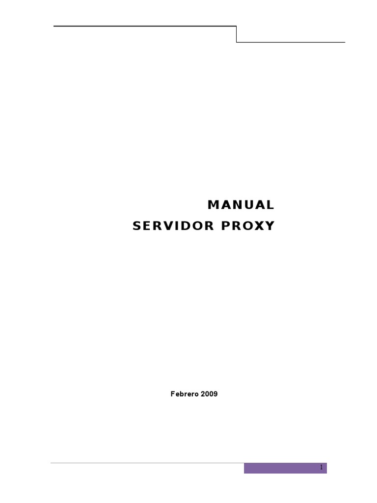 Servidor Proxy | PDF | Servidor proxy | Cortafuegos (informática)