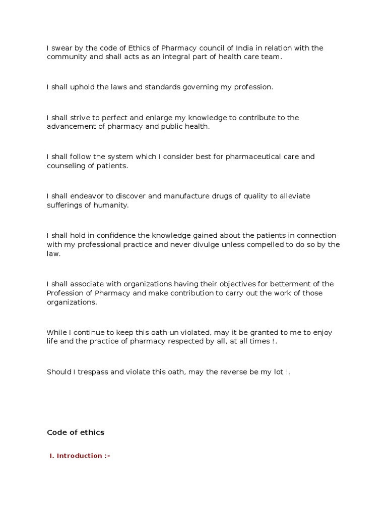 Pharma Pledge | PDF | Pharmacy | Medical Prescription