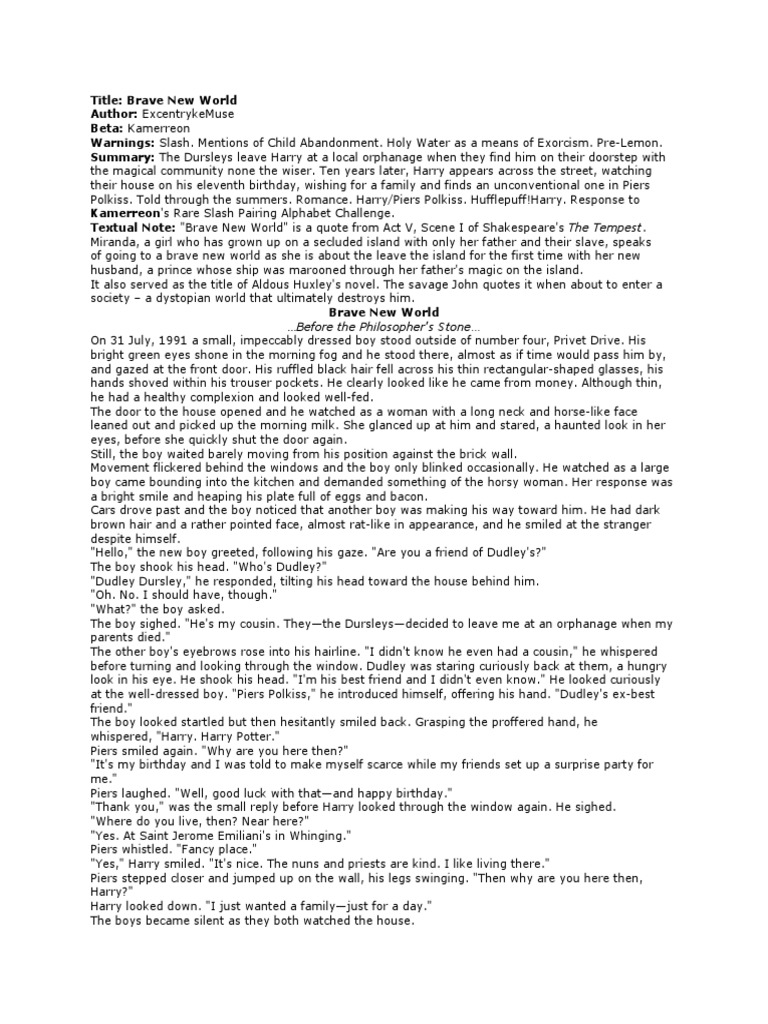 Brave New World | PDF