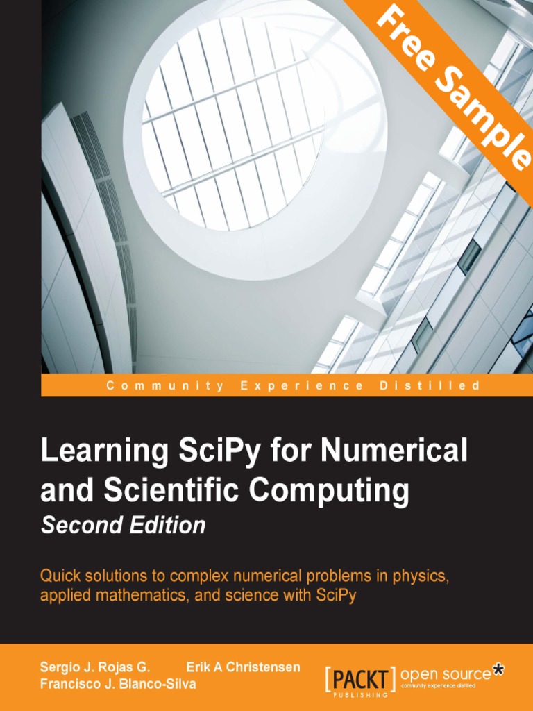 Learning SciPy For Numerical and Scientific Computing - Second Edition ... Learning SciPy For Numerical and Scientific Computing - Second Edition ...