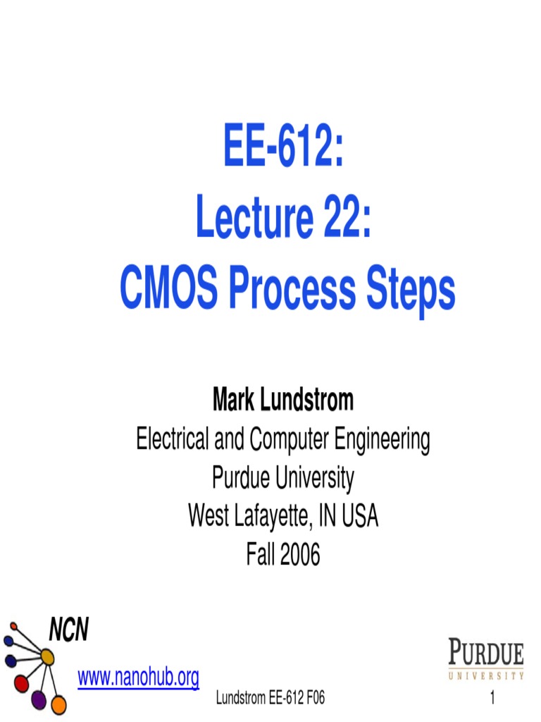 CMOS Process Steps | PDF | Photolithography | Microtechnology