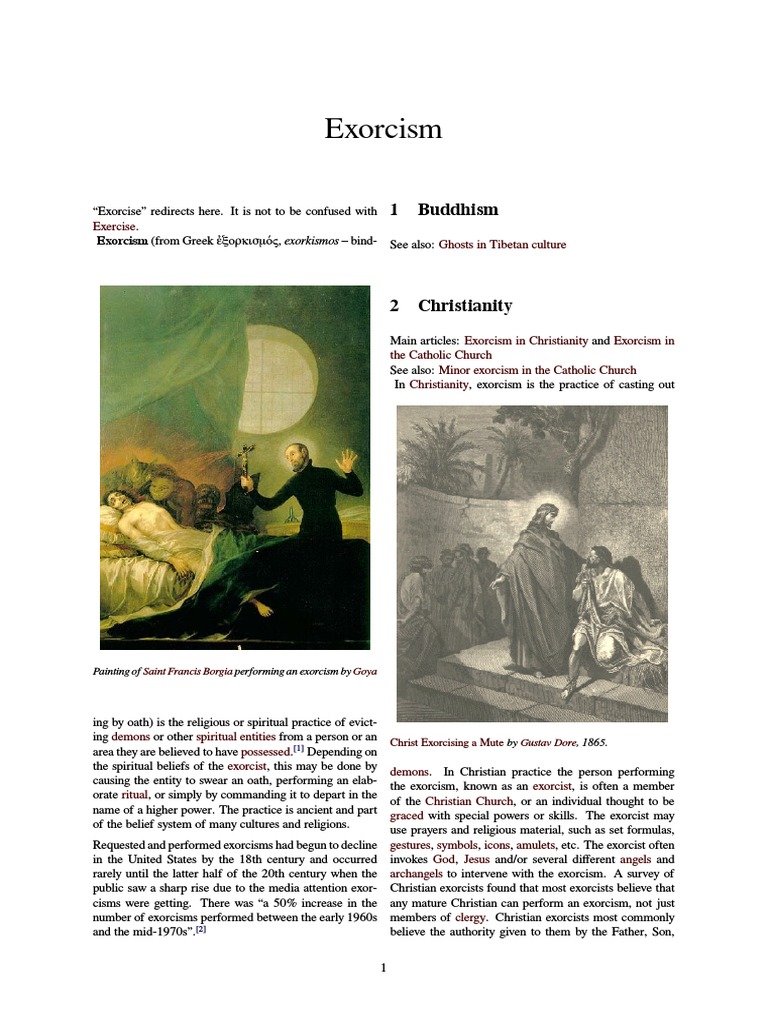 Exorcism | Exorcism | Religious Behaviour And Experience