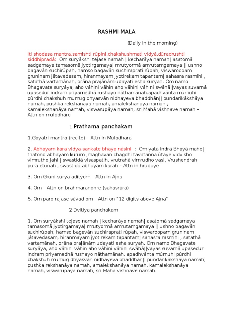 Rashmimala Updated | PDF