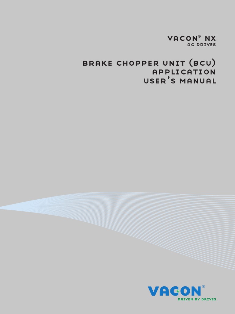 Vacon NX BCU Application User Manual DPD01565A UK | PDF | Parameter (Computer Programming ...