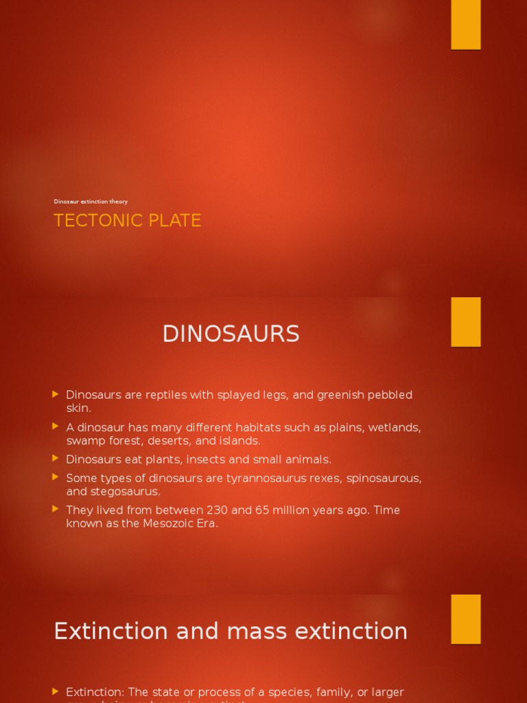 Science Dinosaurs Theory | PDF