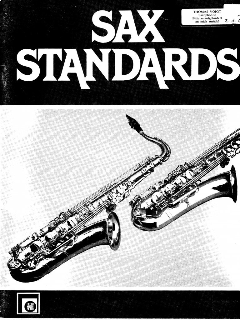 Sax Standards Duo Com Percussao | PDF | Social Dance | Rhythm And Meter