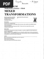 42 Mixed-Transformations (Answered) | PDF | Shape | Euclidean Vector
