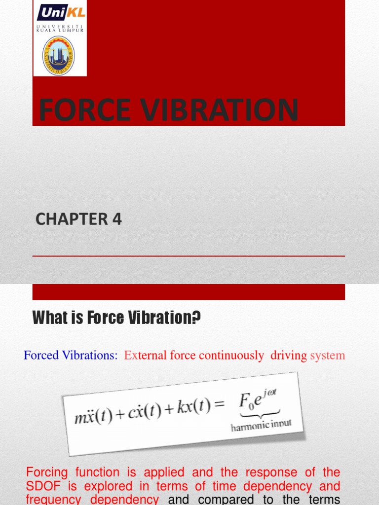 Understanding Forced Vibrations | PDF | Force | Mechanical Engineering