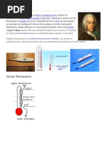Biografía de Daniel Gabriel Fahrenheit | PDF | Historia