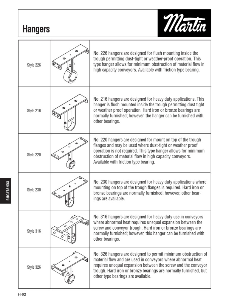 Hangers Hanger Bearings | PDF | Bearing (Mechanical) | Pipe (Fluid ...