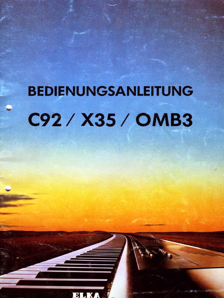 Elka OMB3 C92 X35 User Manual | PDF