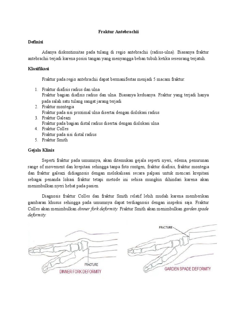 Fraktur Antebrachii | PDF
