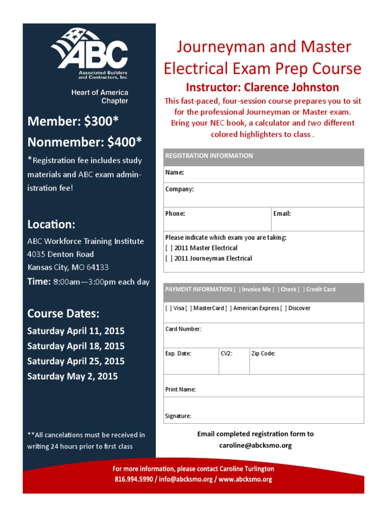 Electrical Exam Prep Course 2015 | PDF | Retail Financial Services ...