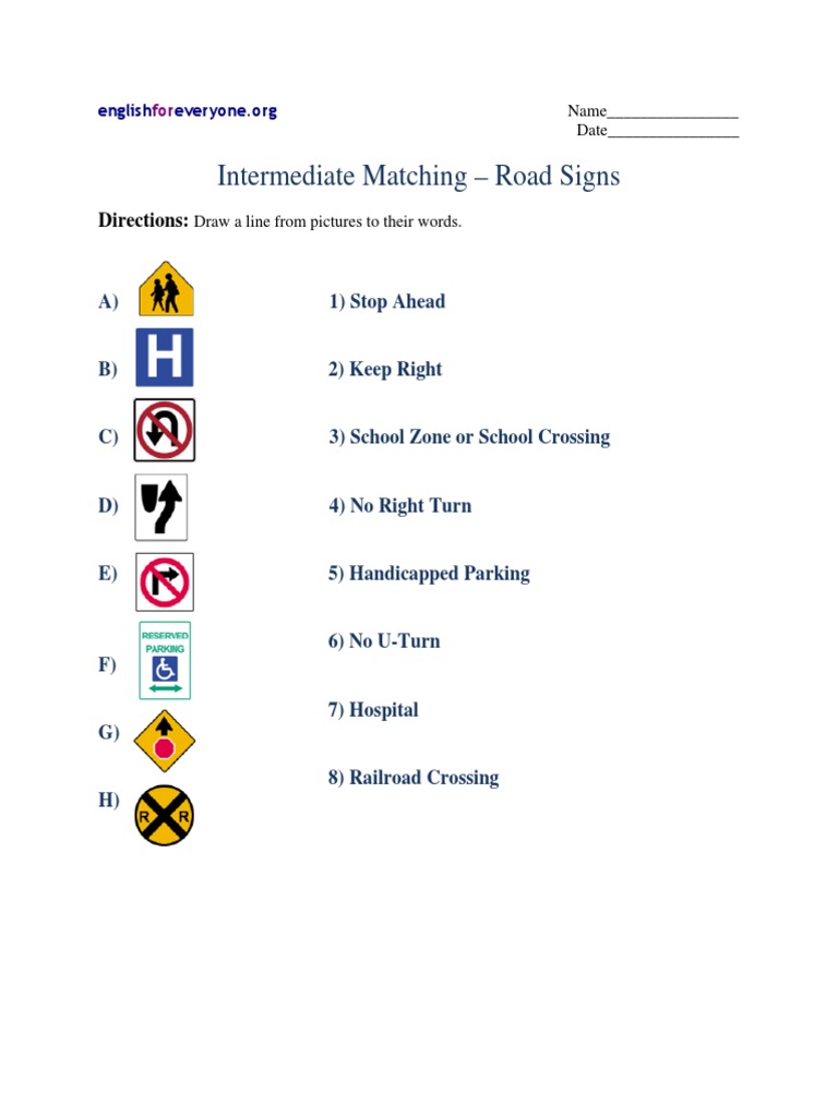 Road Signs | PDF