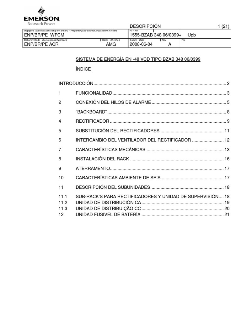 NetSure 701 BML4400621 Manual BZAB348060399 Brasil CALA | PDF | Energia ...