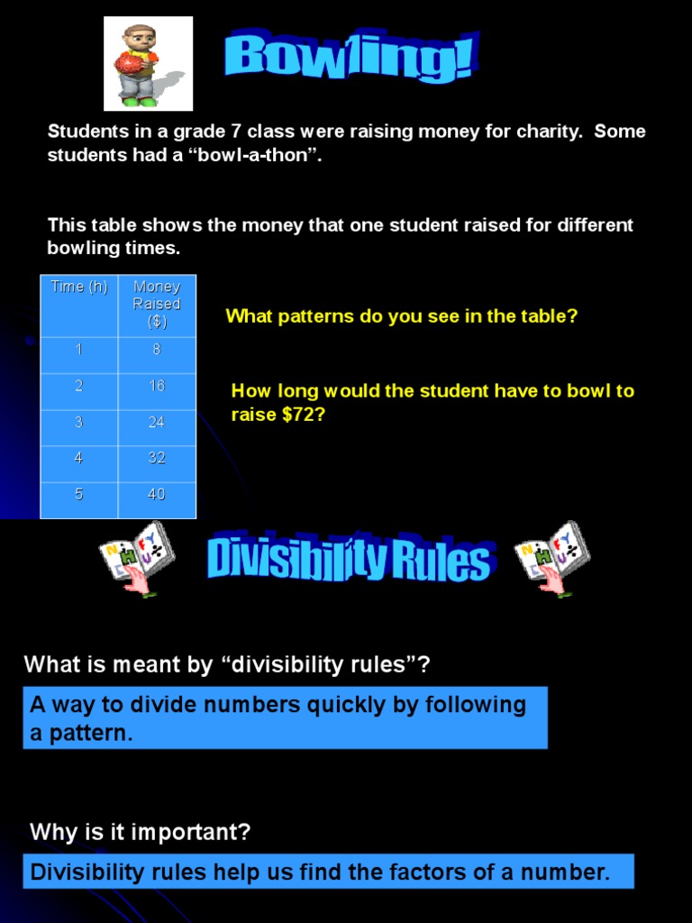 Grade 7 Divisibility Rules and Patterns | PDF | Teaching Methods ...