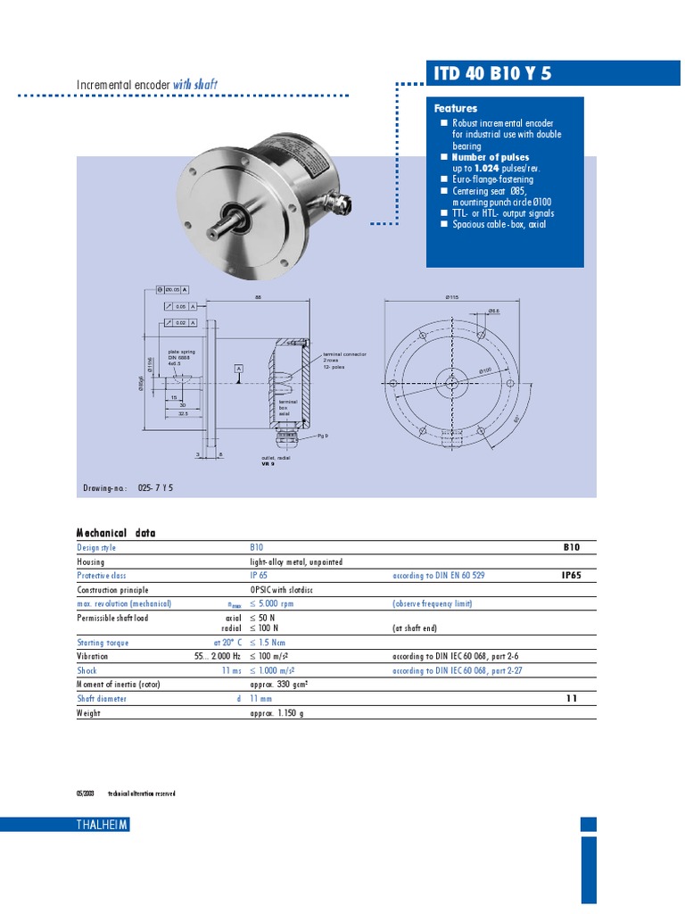 Incremental Encoder With Shaft | PDF | Amplitude | Electronic Engineering