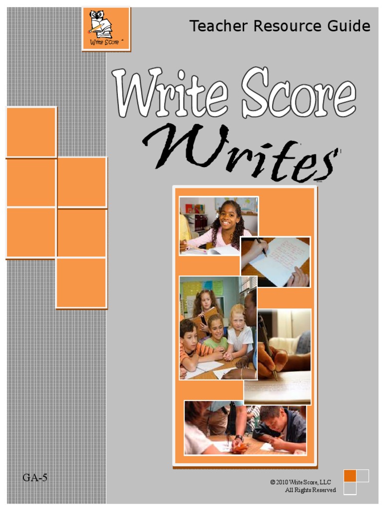 Write, Score, Resource | PDF | Essays | Sentence (Linguistics)