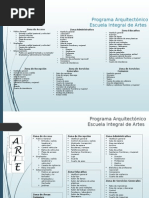 Auditorio-Programa Arquitectonico | PDF