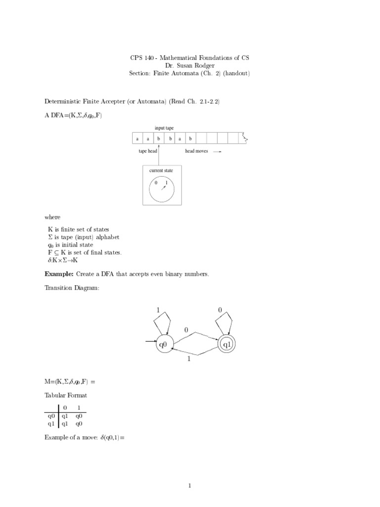 2 Finite Automata | PDF | Models Of Computation | Formalism (Deductive)