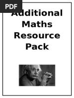 Gce o Level Mathematics Formula Booklet | PDF | Teaching Mathematics ...