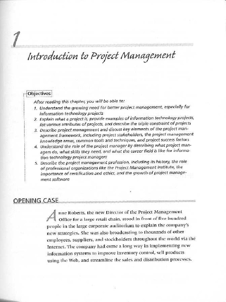 Introduction To Project Management | PDF