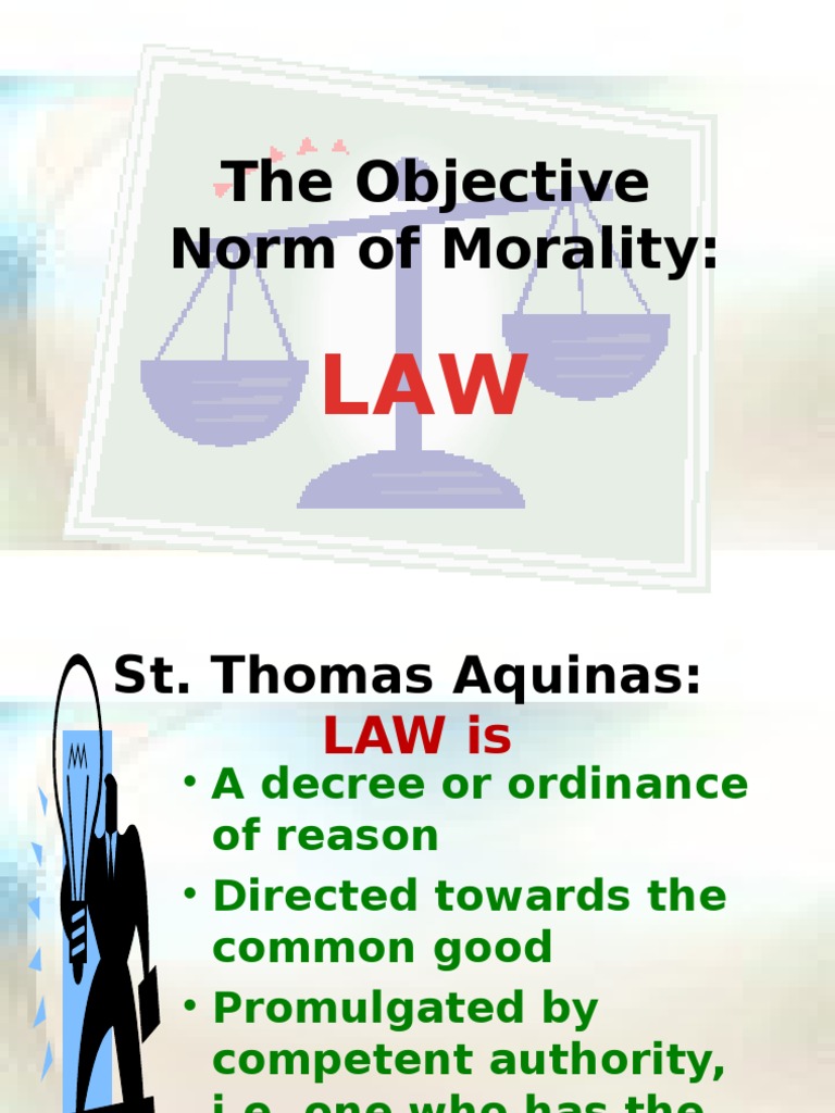 9 Norms of Morality | PDF | Natural Law | Thomas Aquinas