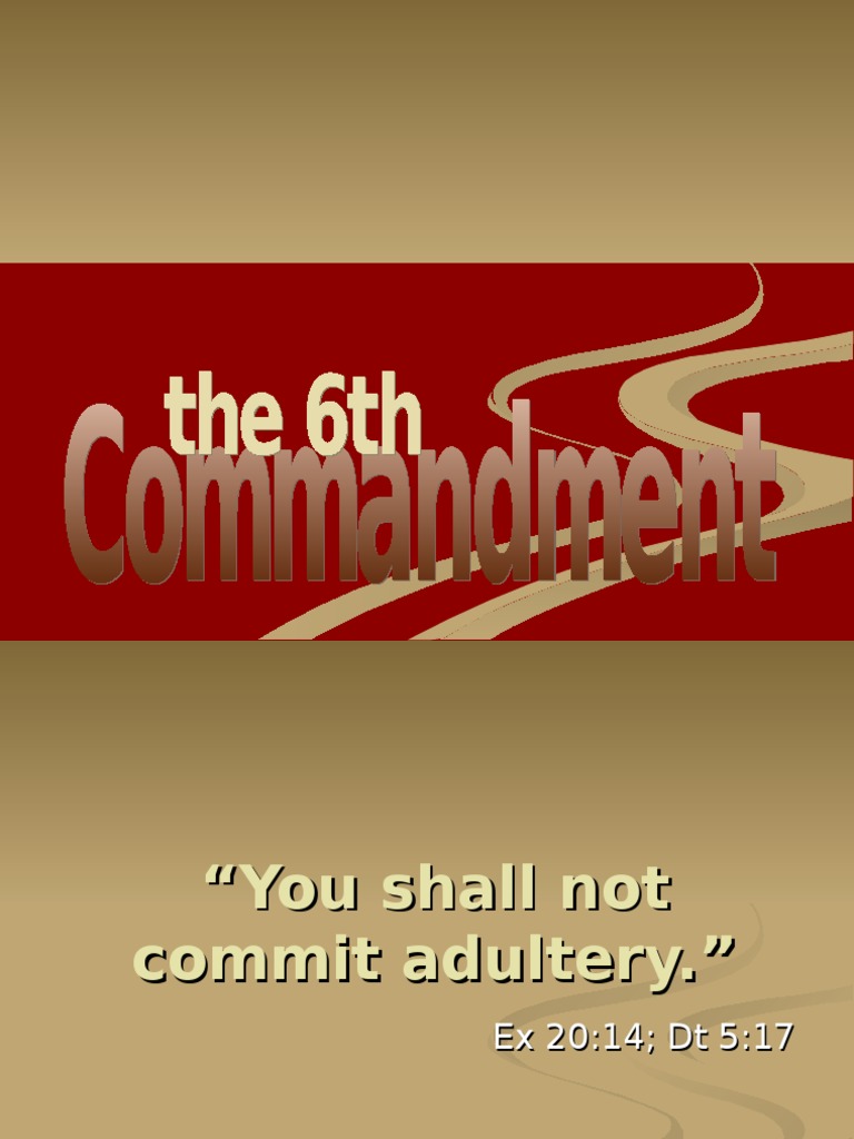 6th Commandment | Marriage | Ten Commandments