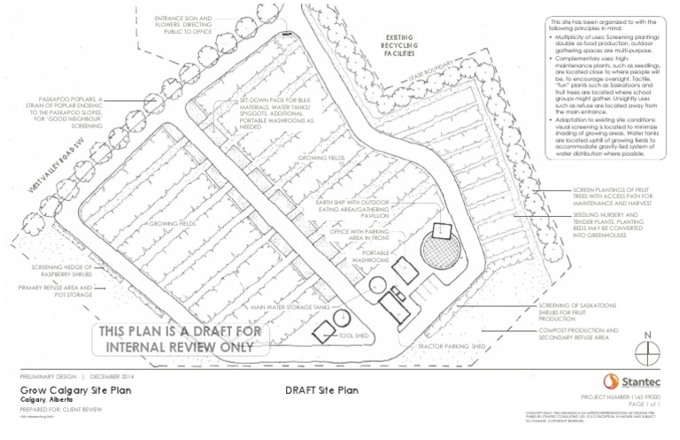 Site Plan-Draft Grow Calgary | PDF | Home & Garden