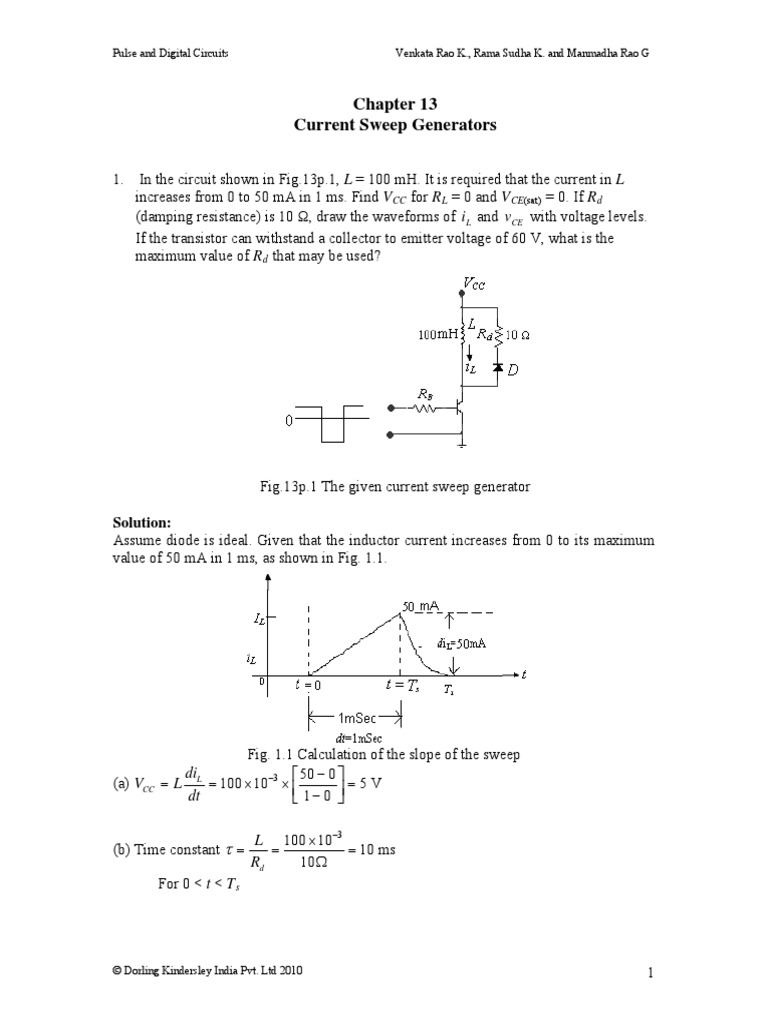 Chapter13 Current Sweep Generators PDF | PDF | Teaching Methods & Materials