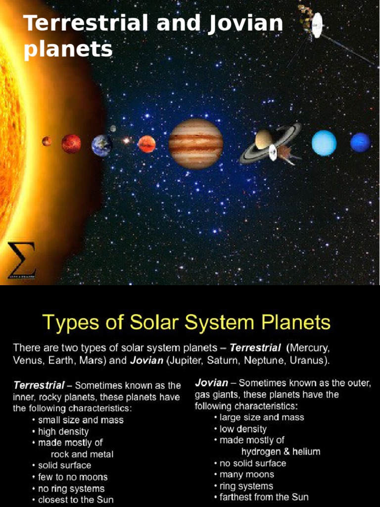 Terrestrial and Jovian Planetse | PDF | Uranus | Atmosphere