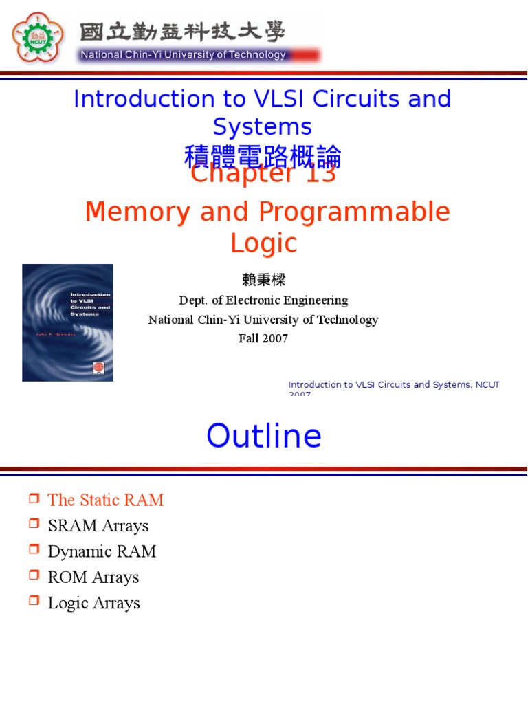 Chapter13 Memory And Programmable Logic Pdf Dynamic Random Access Memory Random Access