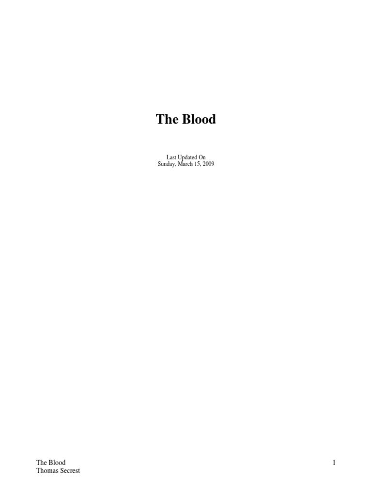 Microsoft Word - The Blood | PDF | Red Blood Cell | Blood Type
