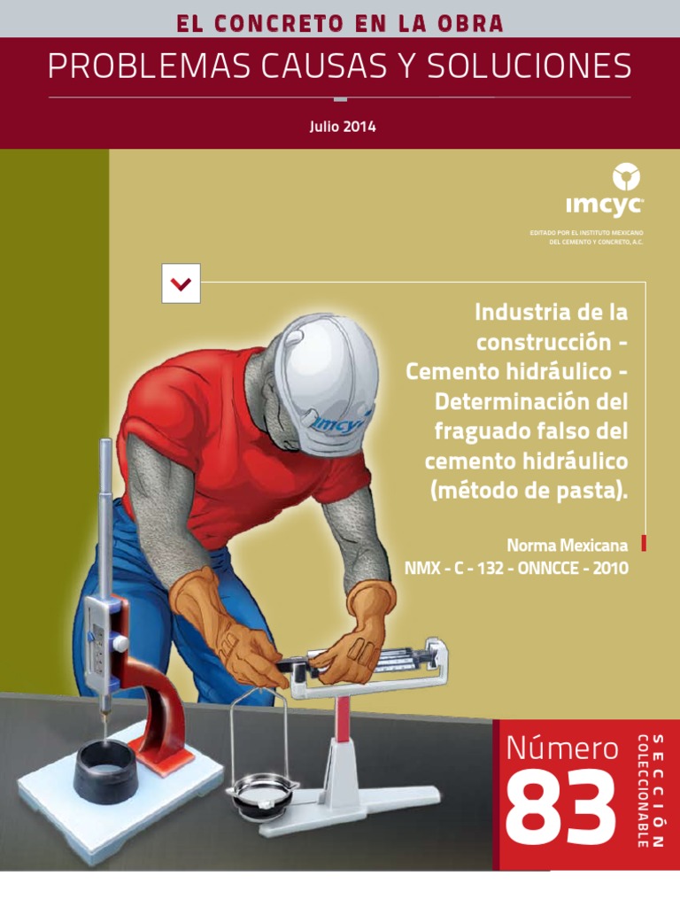 Determinación del Fraguado Falso en Cemento | PDF | Cemento | Hormigón