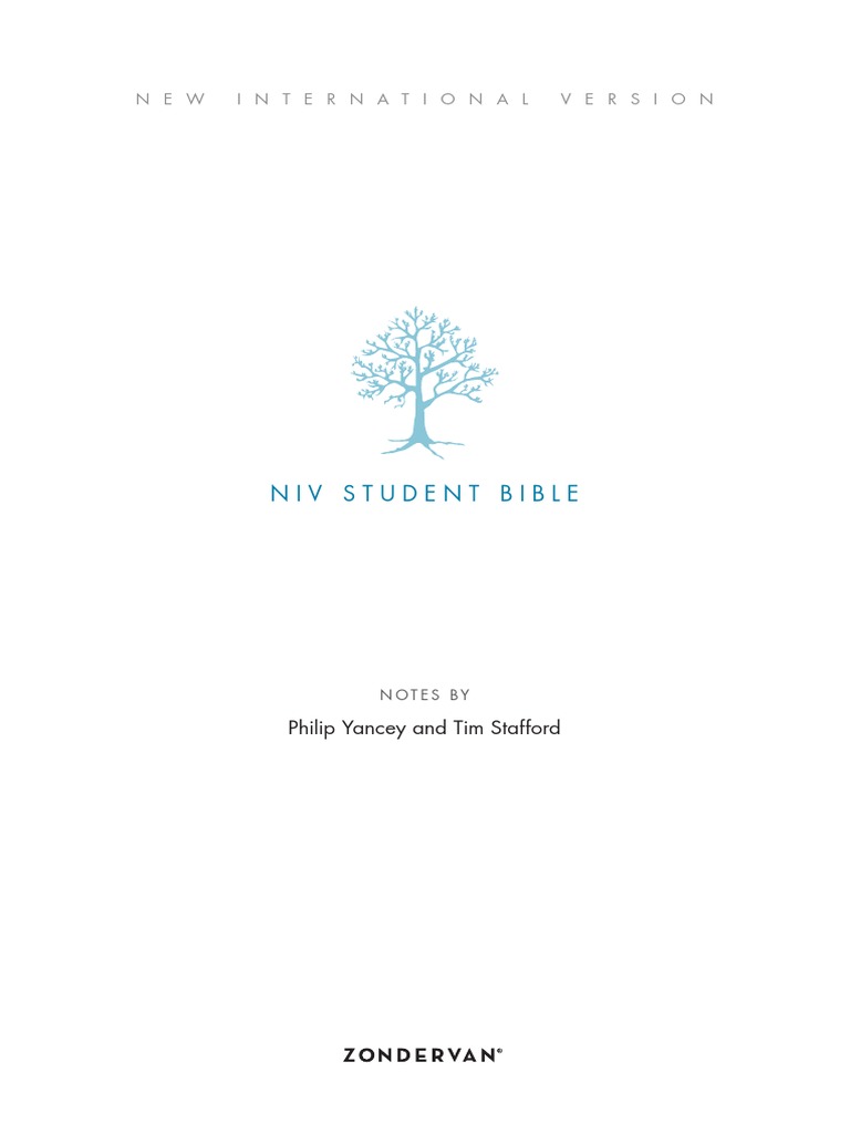 NIV Student Bible Sample Text | PDF | David | Genesis Creation Narrative