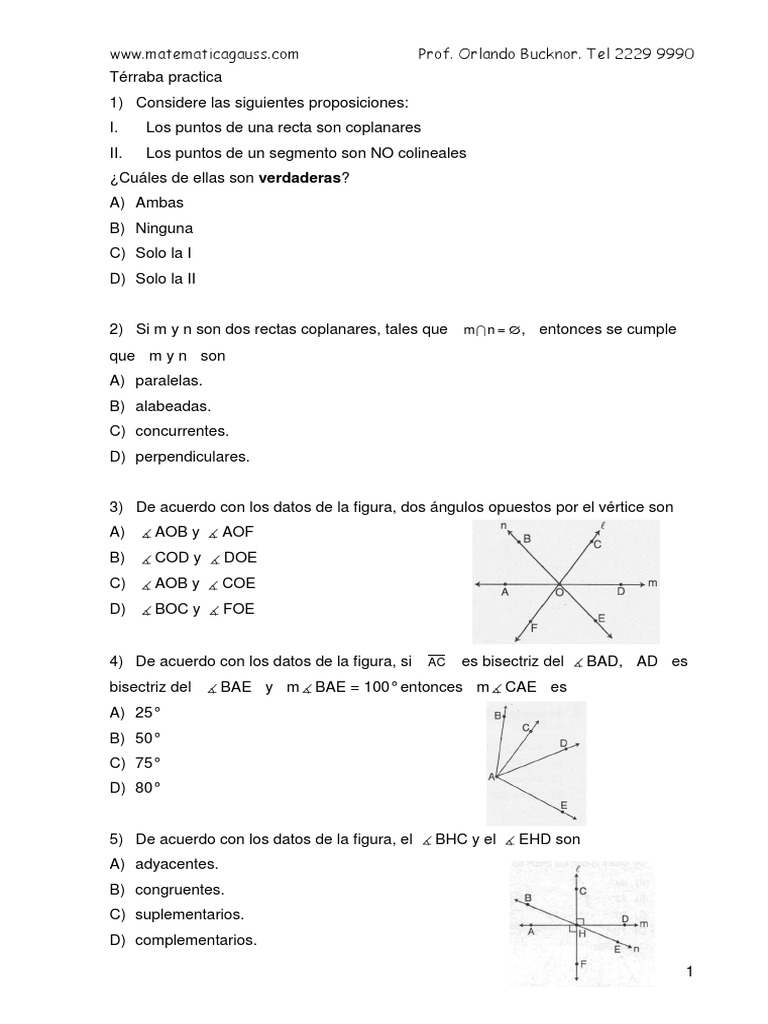 Terraba Practica Libro | PDF | Triángulo | Euclides